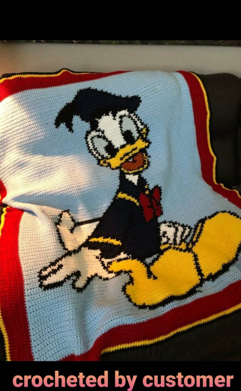 Everyone's Favorite Duck Crochet Graph Pattern - Etsy