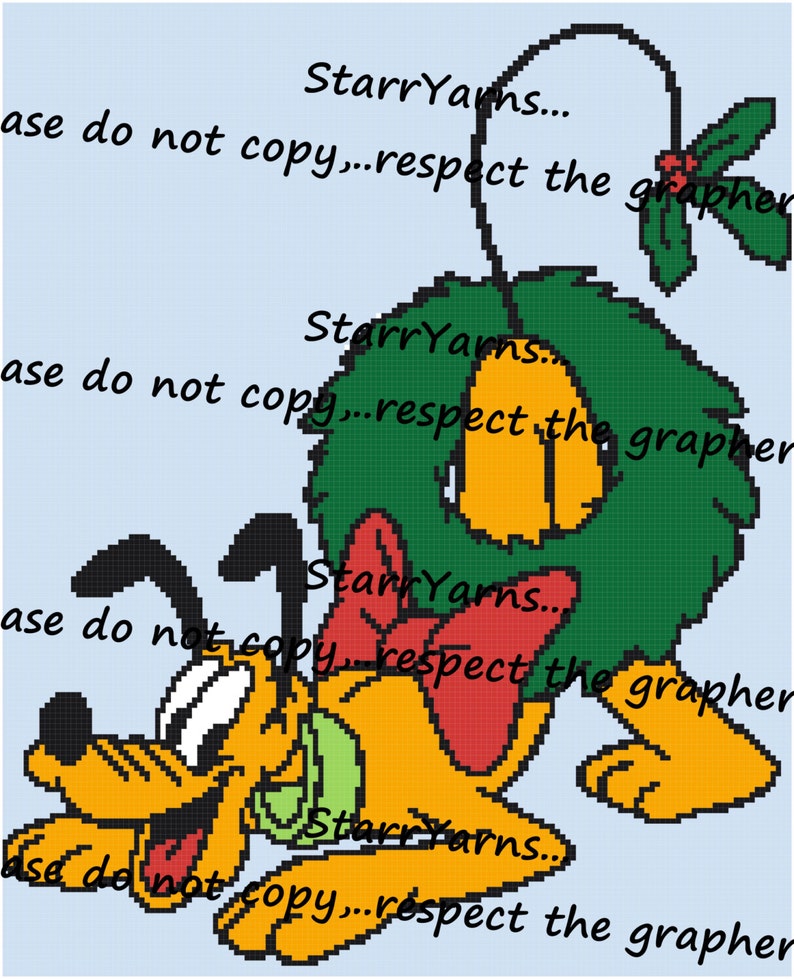 Merry Christmas Crochet Graphgan Pattern - Etsy