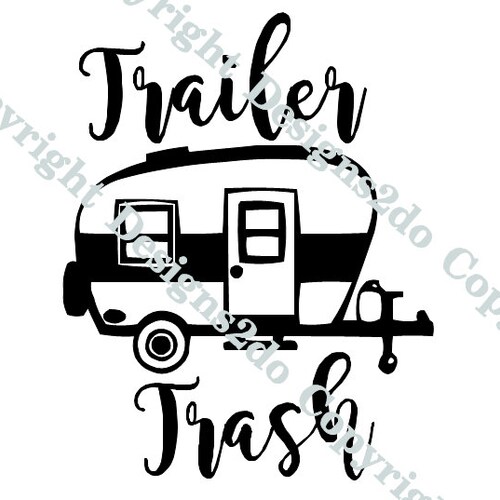 High Class Trailer Trash Camping Svg Camper Svg Campfire - Etsy