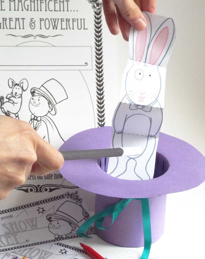 MAGIC Show Pack Digital Download, Children's Paper Craft , Template ...