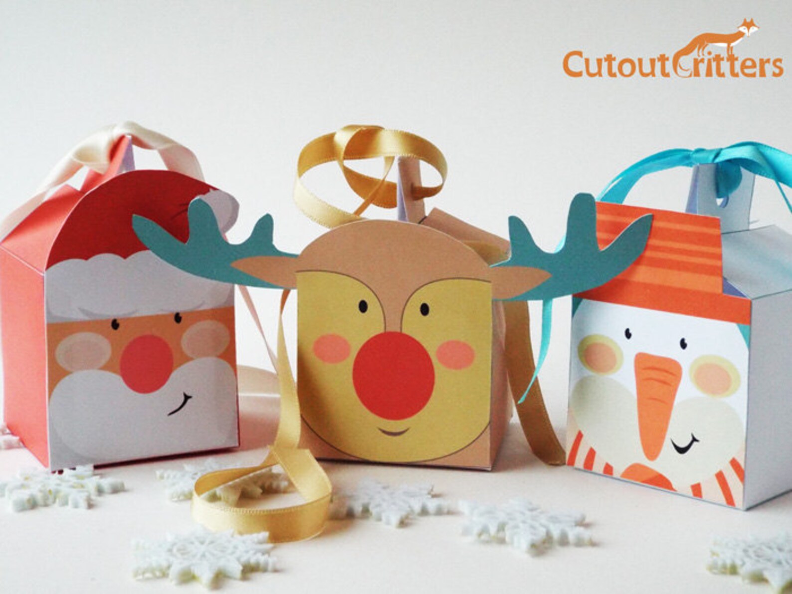 Christmas Gift Boxes/ Tree Decorations Activity for Kids - Etsy