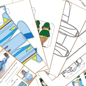 PLANE Digital Download , Template Download, Print and Make - Etsy