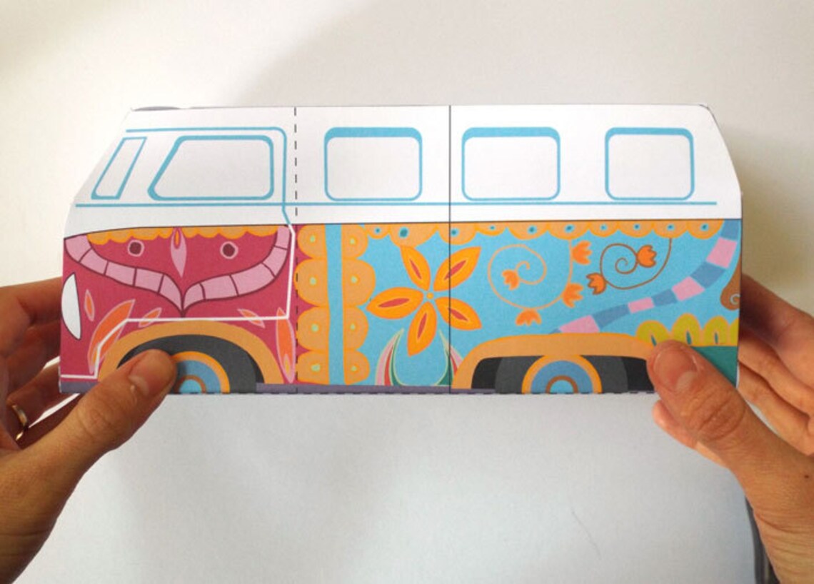 KIDS CAMPER VAN and Characters Digital Download, Children's Camper Van ...