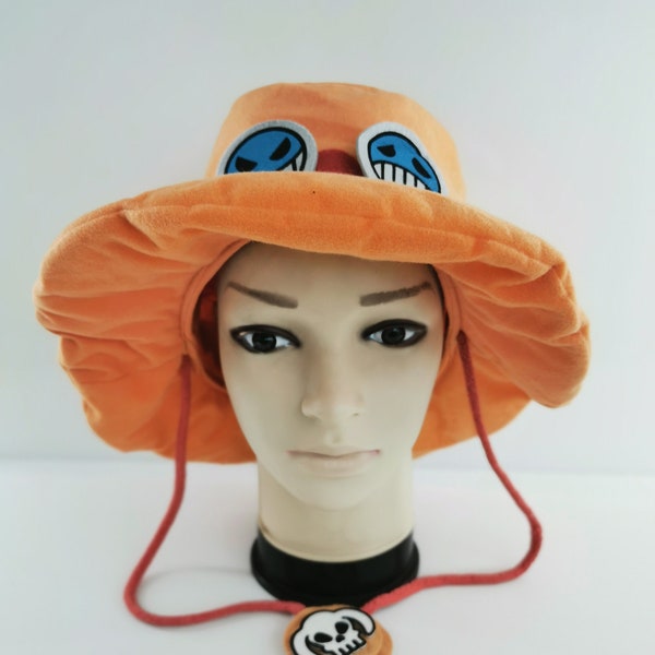 One Piece Ace Hat - Etsy