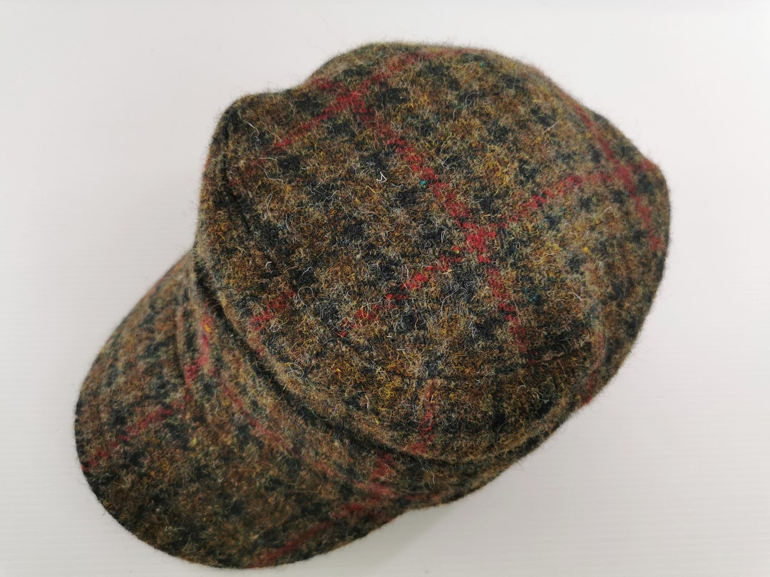 Harris Tweed Cap Vintage Harris Tweed Hat Vintage Harris Tweed ...