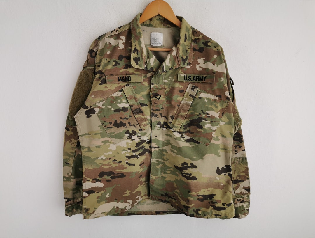US Army Jacket Vintage US Army Uniform Camo Army Jacket Size S/M - Etsy