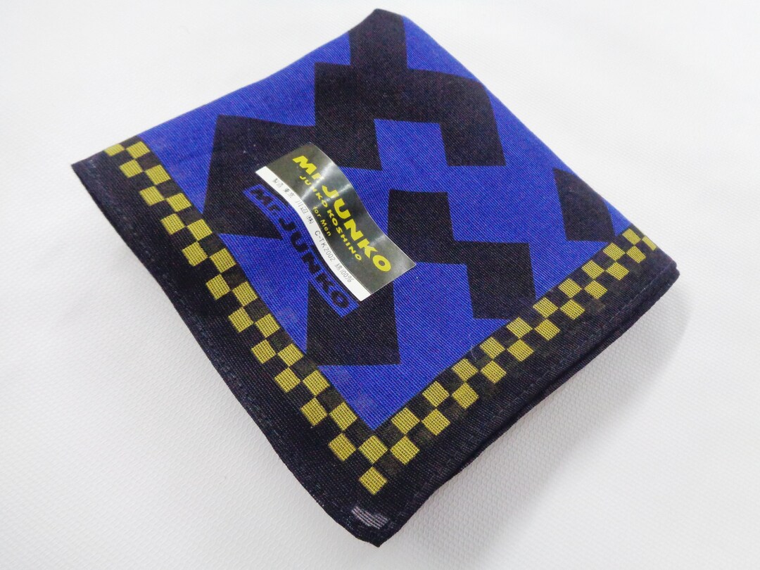 Mr Junko Handkerchief Multi-color Vintage Designer Accessories Hand ...