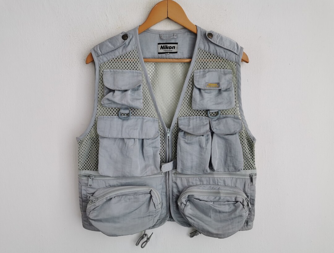 Nikon Jacket Vintage Nikon Vest Jacket Size M - Etsy