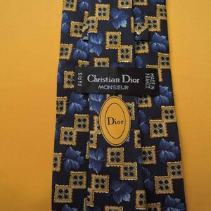 Christian Dior Tie Vintage Christian Dior Silk Necktie Vintage - Etsy