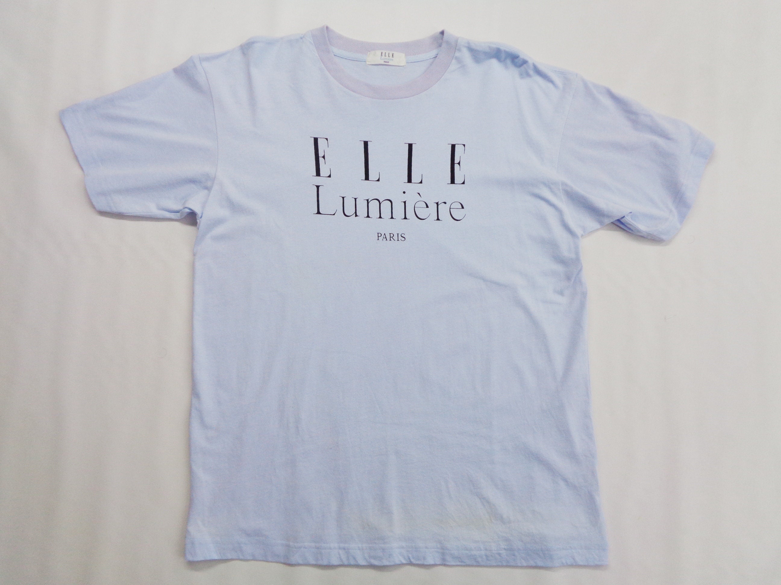 Elle Shirt Vintage Elle T Shirt Vintage Elle Lumiere Paris Big | Etsy