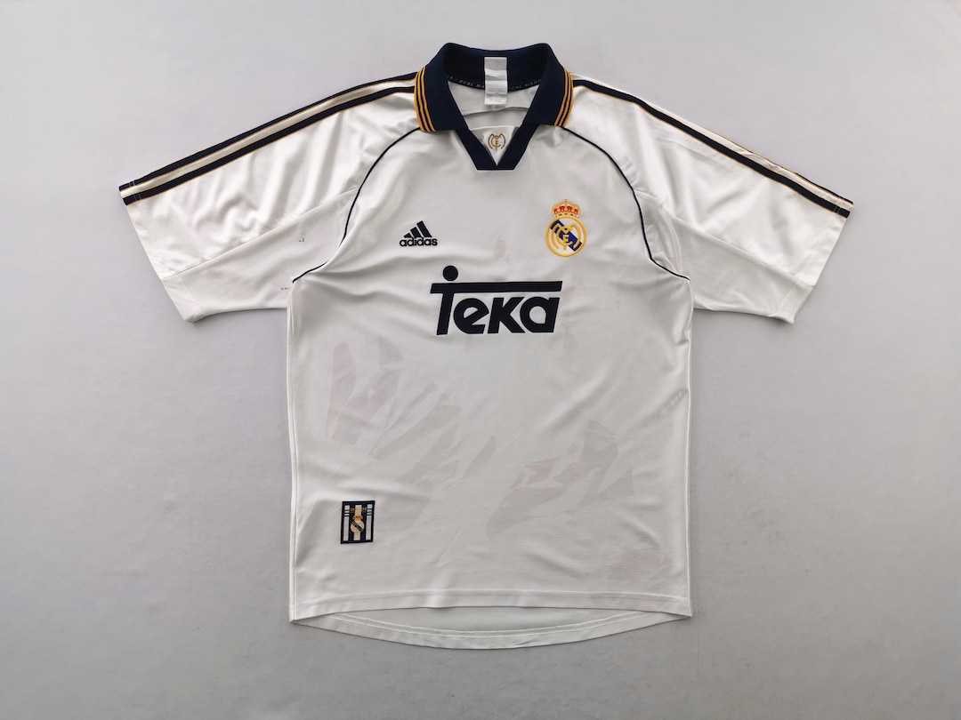 Real Madrid Jersey Vintage 90s Real Madrid Teka by Adidas Home Jersey ...