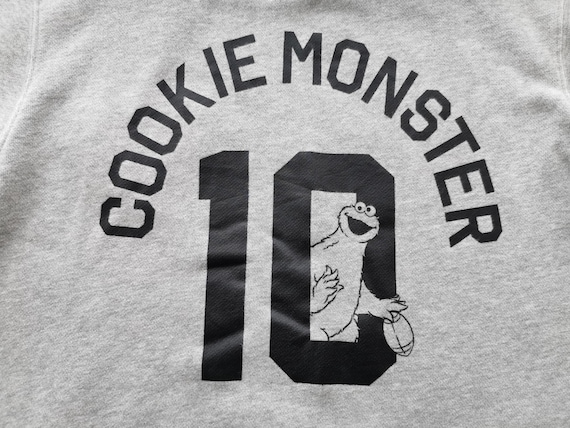 Sesame Street Sweatshirt Sesame Street Cookie Monster… - Gem