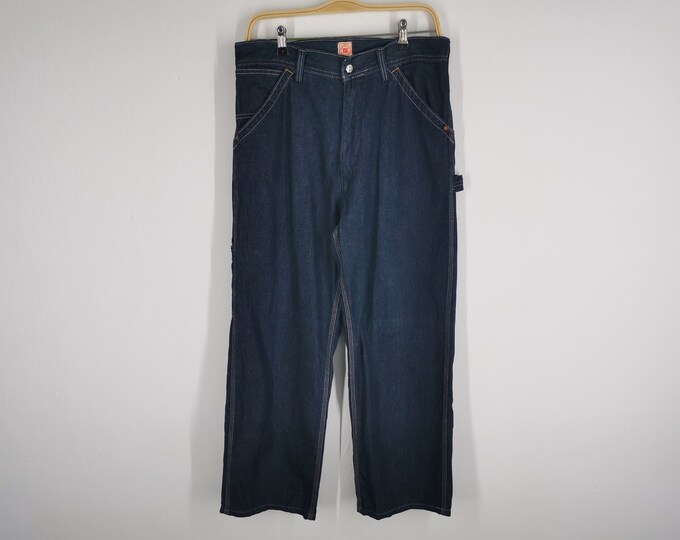 Edwin Jeans Distressed Vintage Size 34 Edwin Workwear Carpenter Denim ...