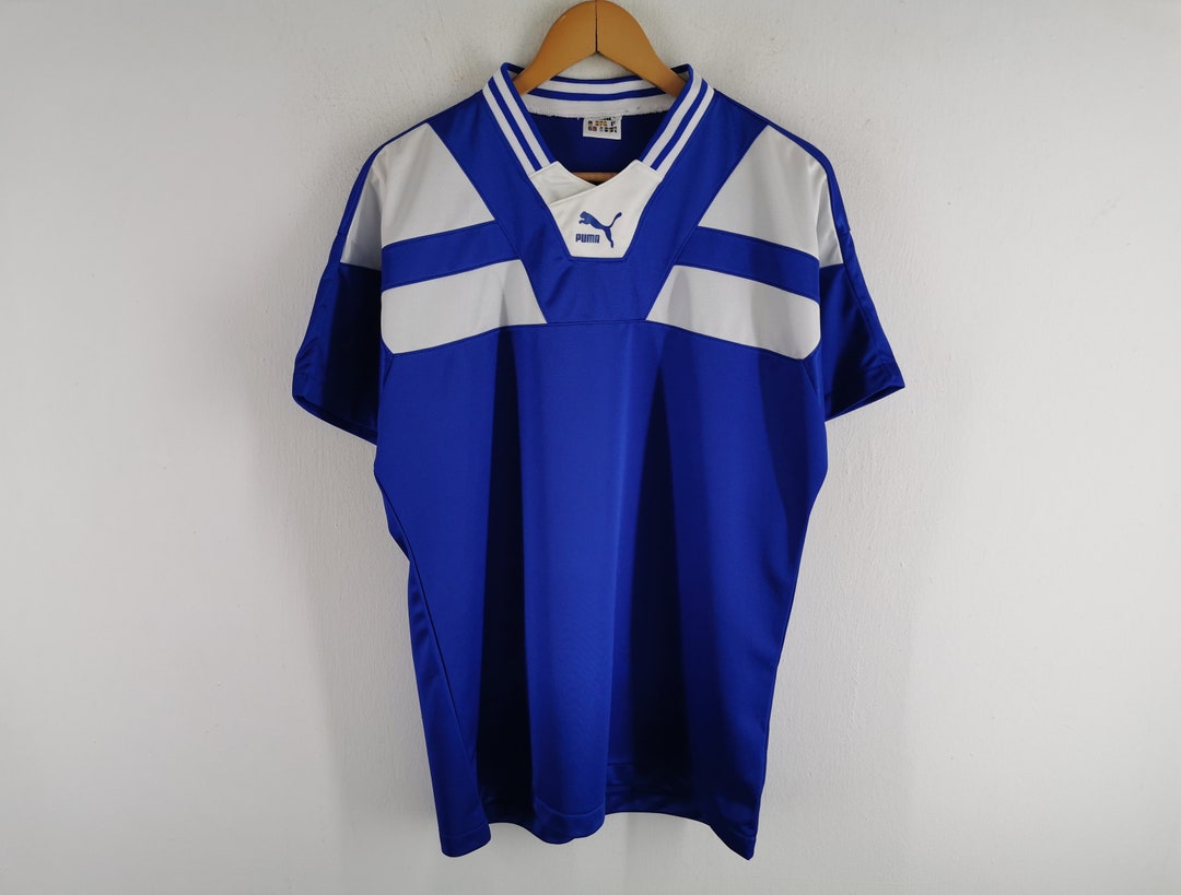 Puma Jersey Vintage 00s Puma Football Club Shirt Made in Japan Size L ...