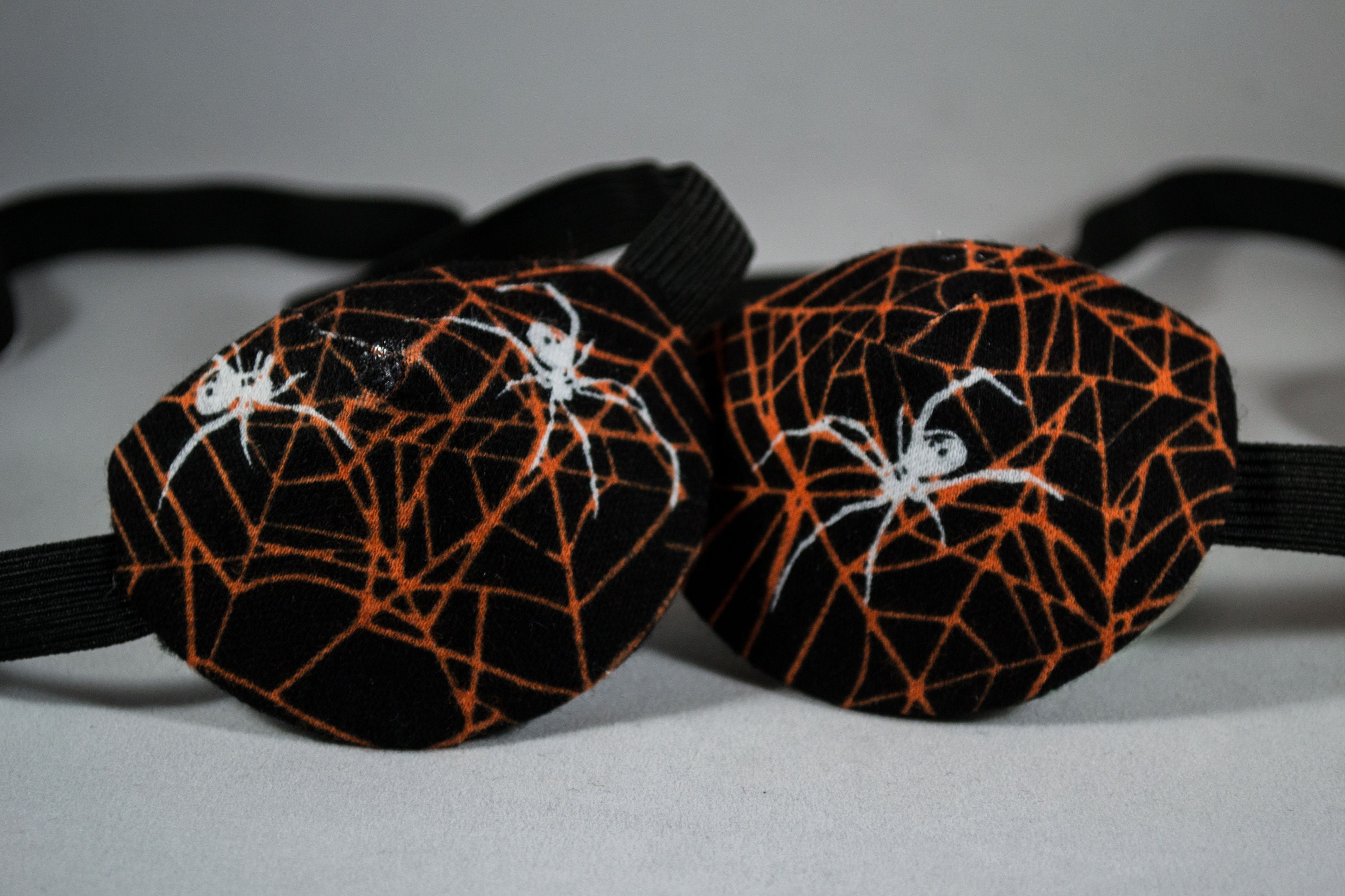 Spider Web Adult Halloween Fabric Eyepatch, Cosplay, Costume, Vision ...