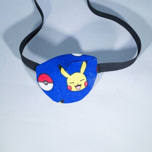 Pokemon Fabric Adult Eyepatch Handmand Pokemon Gifts Vision - Etsy
