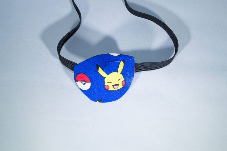 Pokemon Fabric Adult Eyepatch Handmand Pokemon Gifts Vision | Etsy