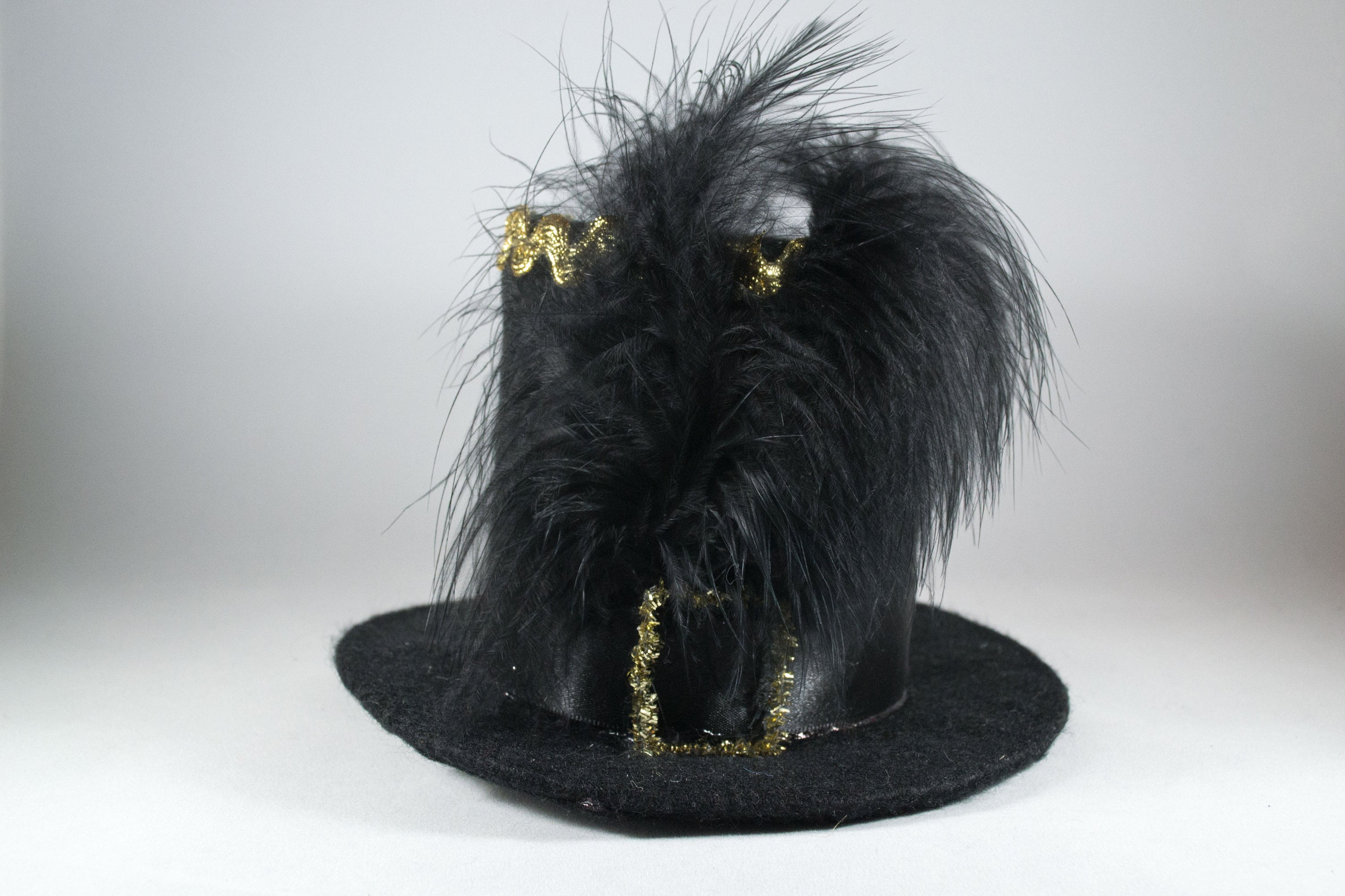 Pilgrim Mini Hat/ Fabric Hat/ Top Hat/ Thanksgiving Hair Accessory ...