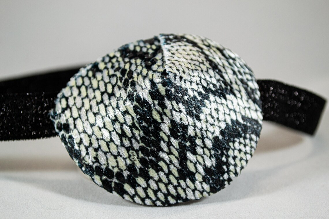 Snake Skin Adult Eyepatch Handmade Fabric Medical Patch - Etsy