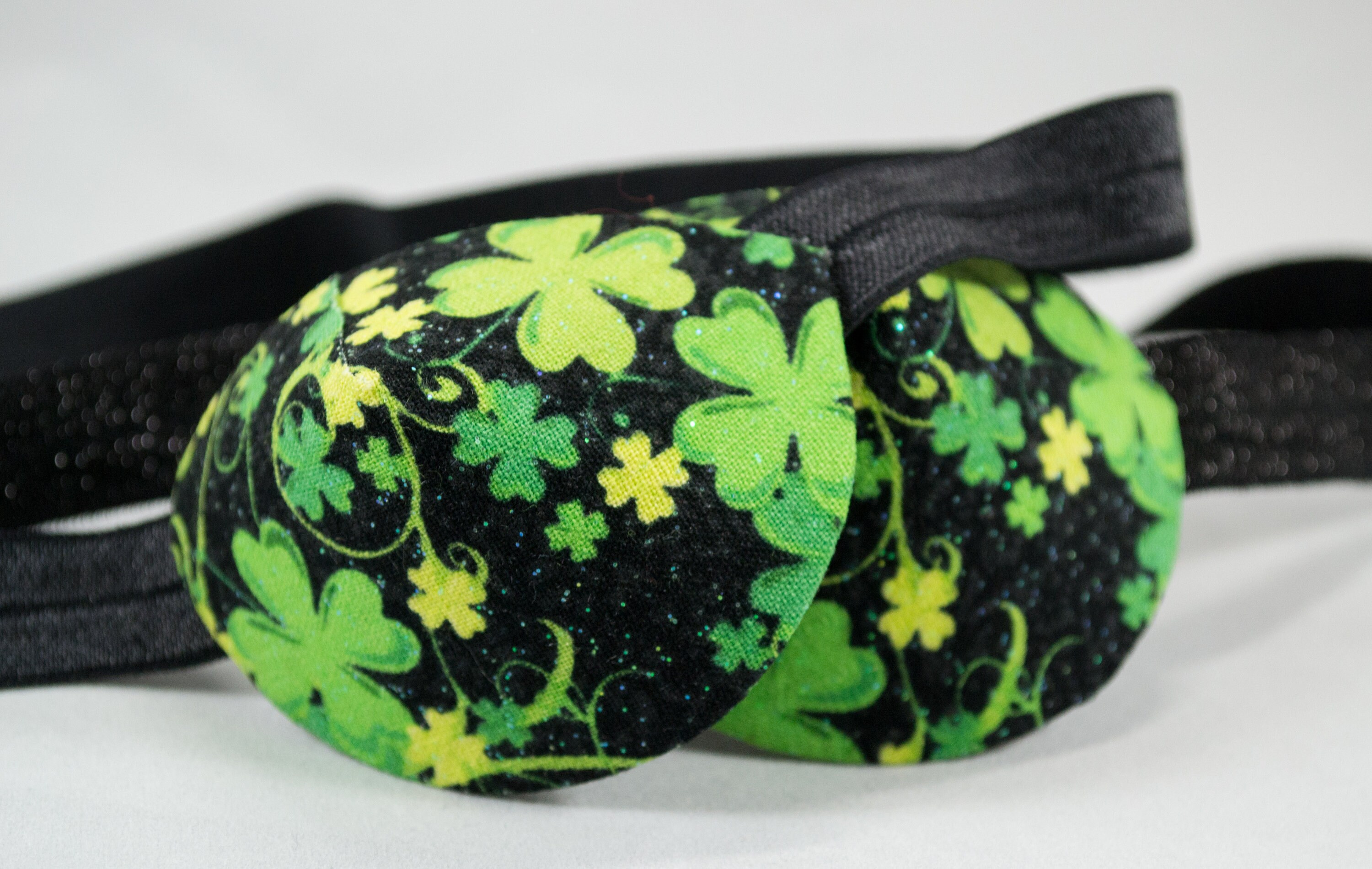 Four Leaf Clover Lucky Adult Eyepatch/ Handmade Vision Accessory ...