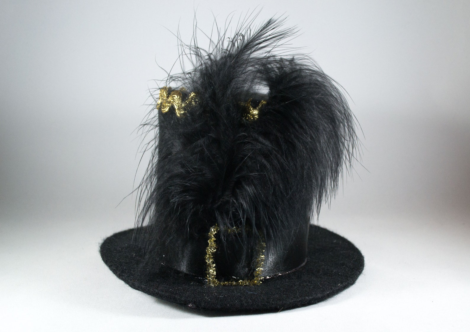 Pilgrim Mini Hat/ Fabric Hat/ Top Hat/ Thanksgiving Hair Accessory ...