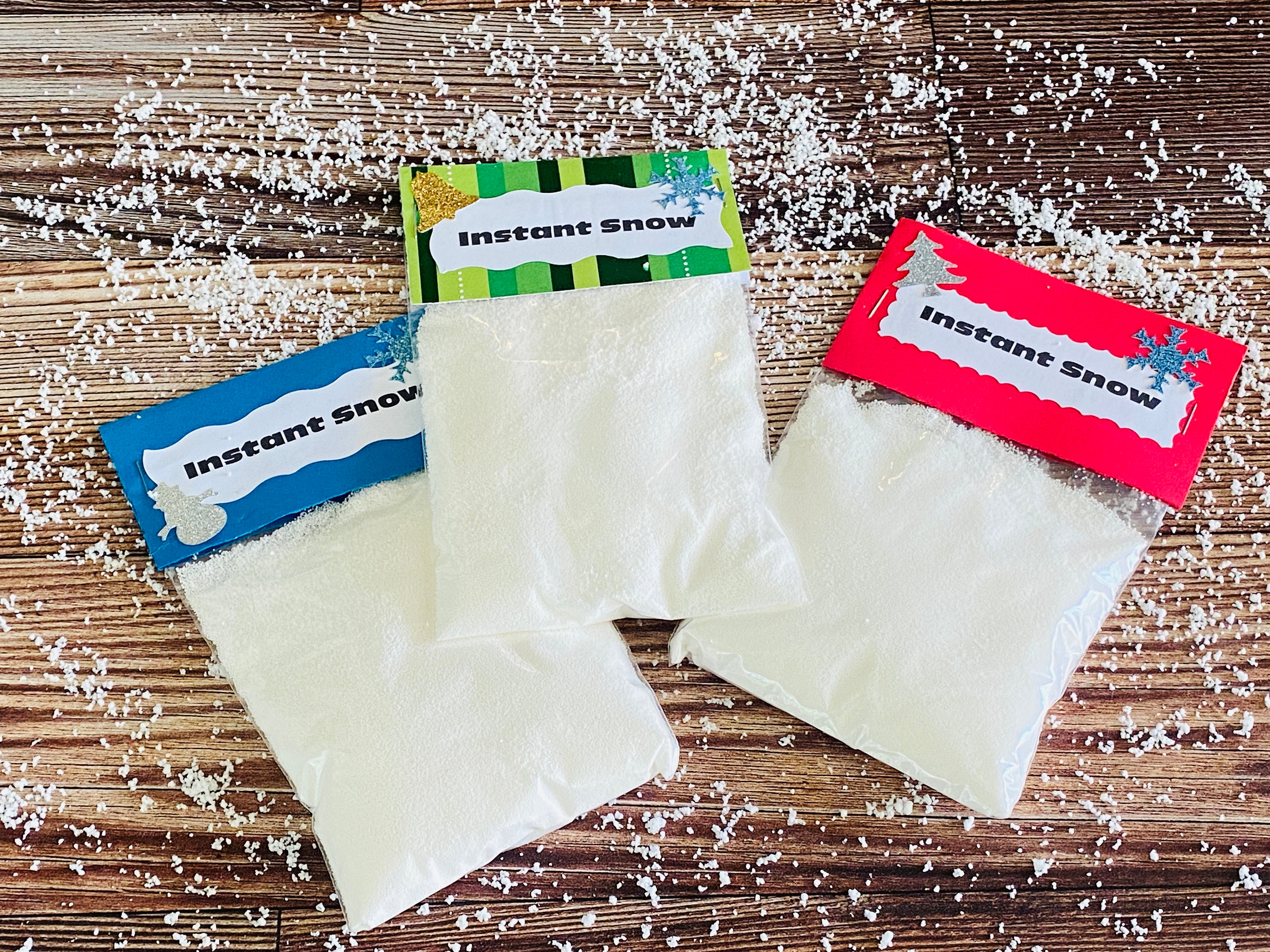 Sno Wonder Fake Snow, Just Add Water, Non Toxic, Instant Snow, Slime ...