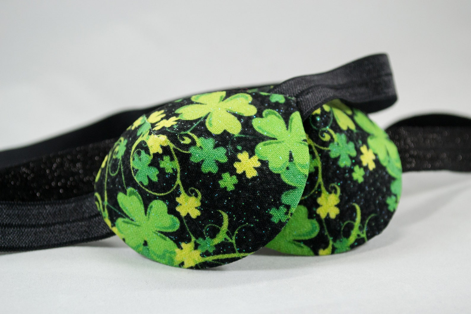 Four Leaf Clover Lucky Adult Eyepatch/ Handmade Vision Accessory ...