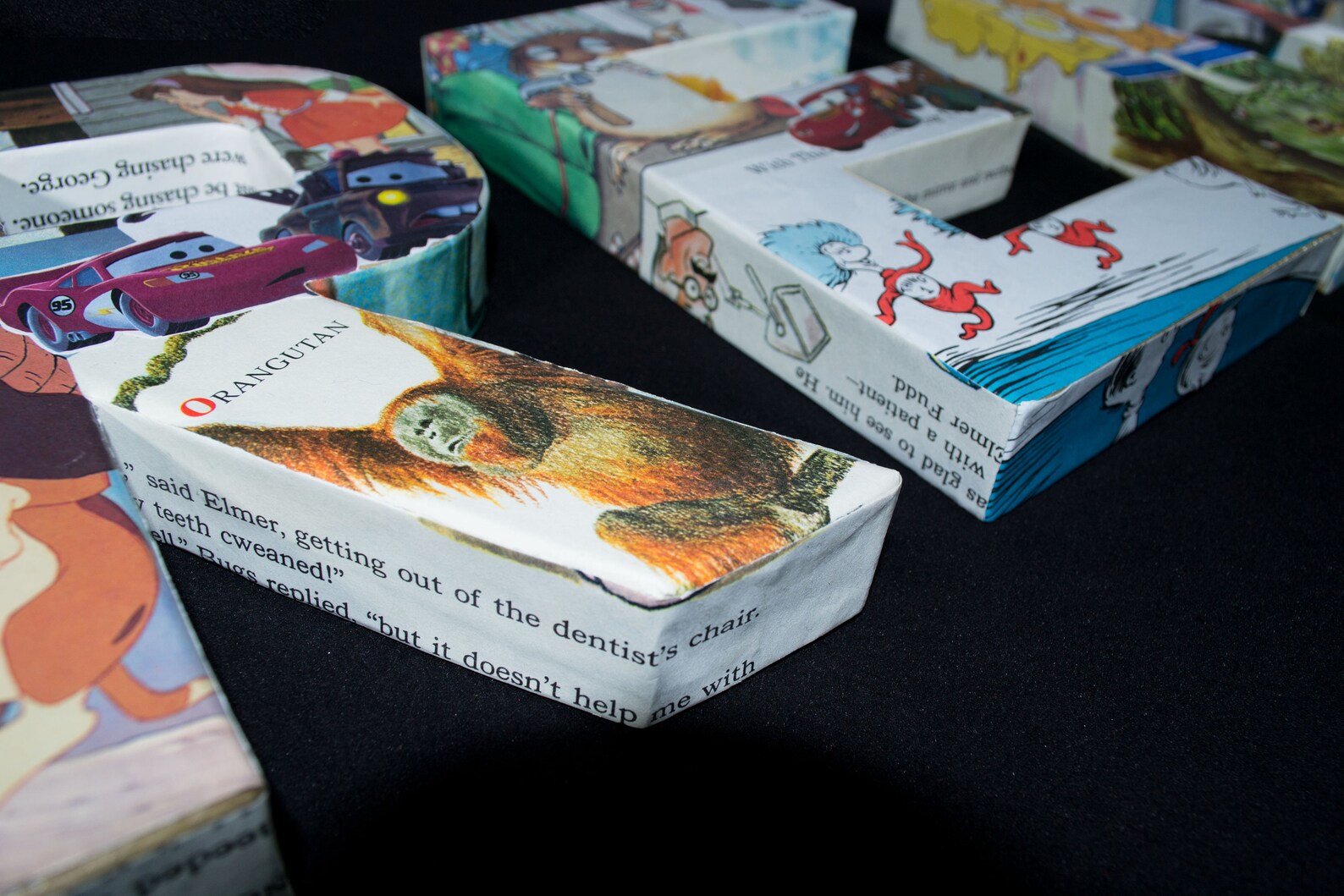 Custom Read Letters Children's Book Decoupage Handmade - Etsy