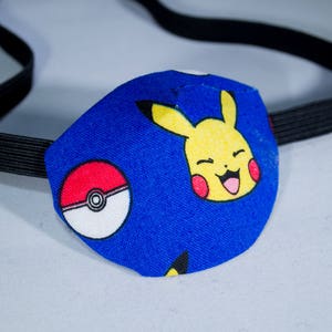 Pokemon Fabric Adult Eyepatch Handmand Pokemon Gifts Vision - Etsy