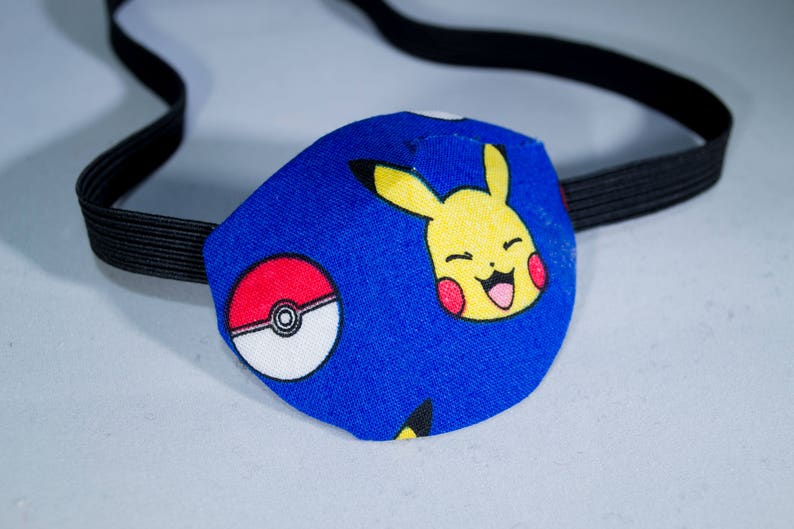 Pokemon Fabric Adult Eyepatch Handmand Pokemon Gifts Vision | Etsy