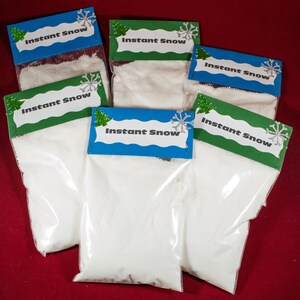 Sno Wonder Fake Snow Just Add Water Non Toxic Instant Snow - Etsy