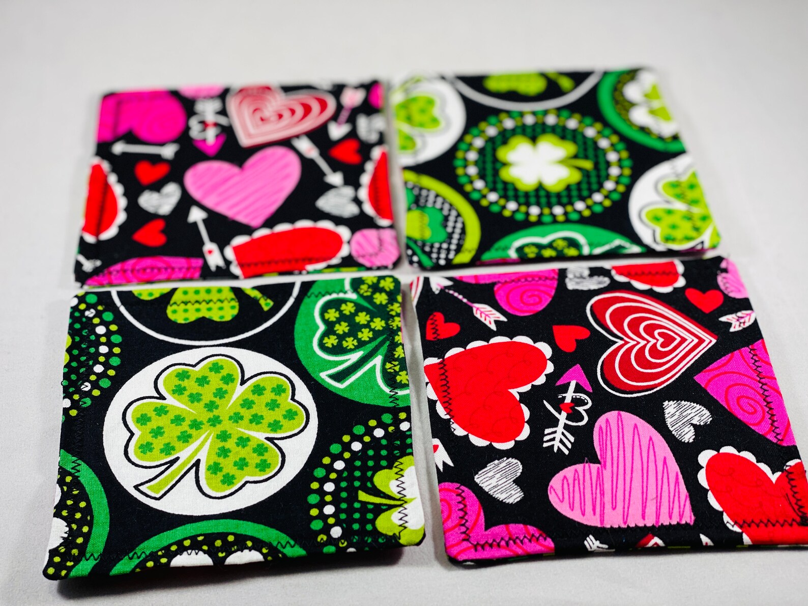 St. Patrick's Day and Valentines Day Double Sided | Etsy