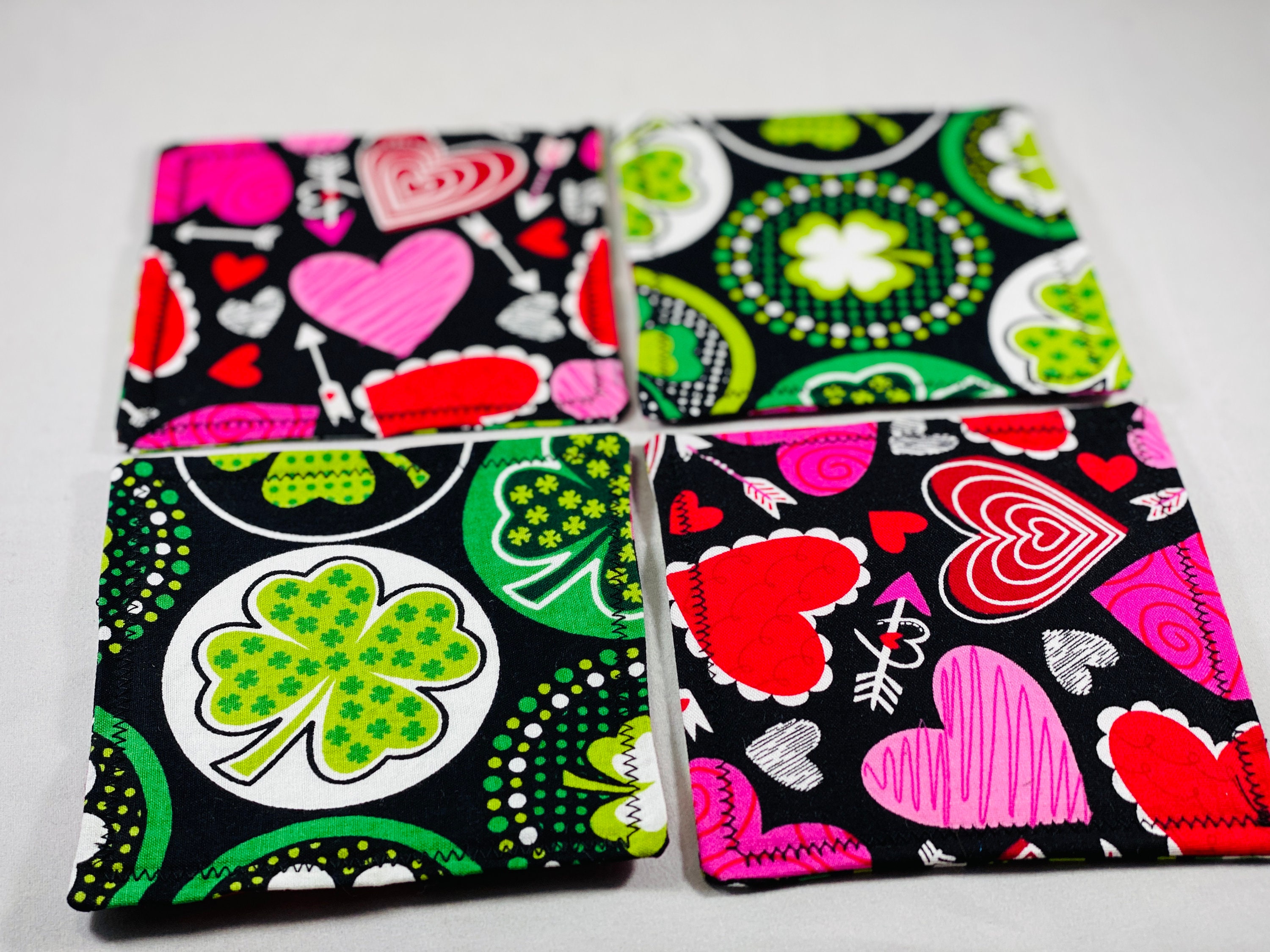 St. Patrick's Day and Valentines Day Double Sided | Etsy