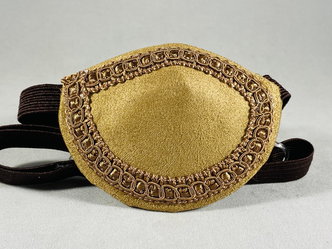 Tan/brown Adult Fabric Eyepatch, Handmade, Vision Accessory, Amblyopia ...