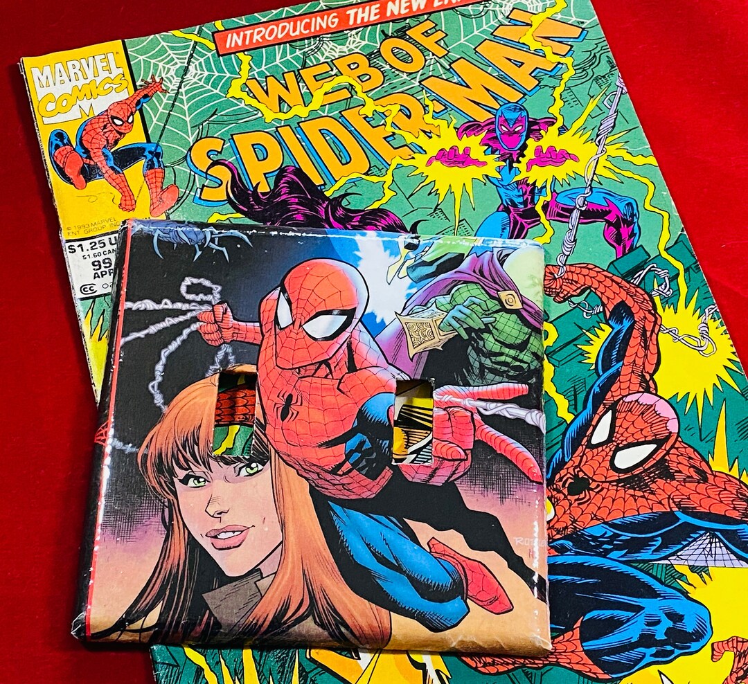 Superhero Switch Plate and Wall Plate - Custom Comic Light Plate Cover ...