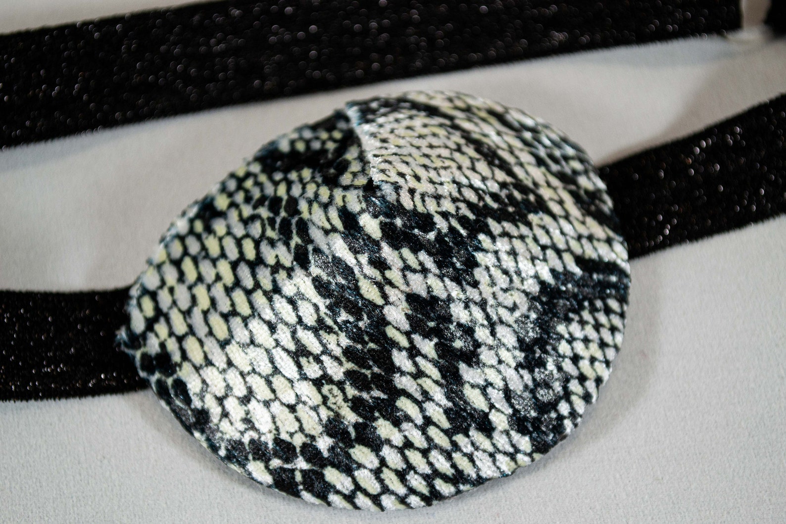 Snake Skin Adult Eyepatch, Handmade Fabric Medical Patch, Vision ...
