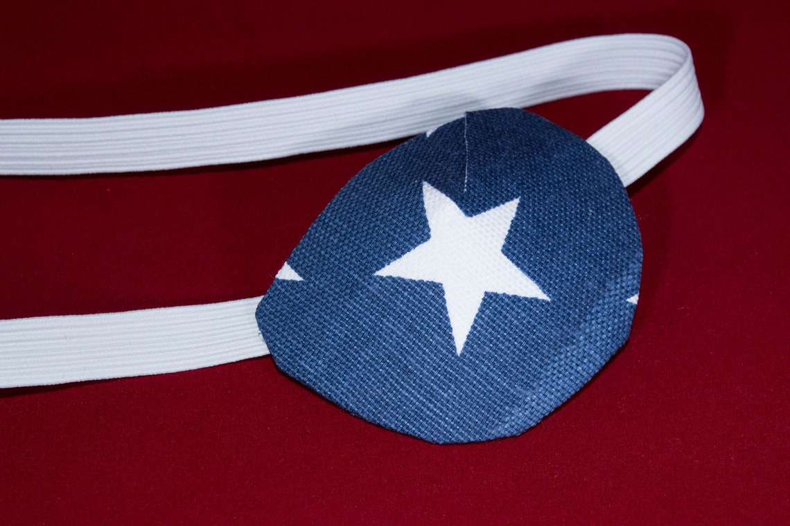 Star Fabric Eyepatch Fourth of July Eye Patches Vision | Etsy