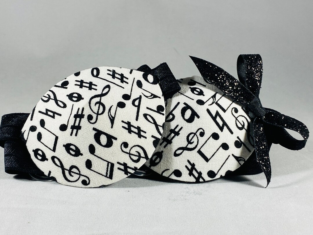 Music Lovers Fabric Adult Eyepatch, Handmade, Medical, Vision Accessory ...