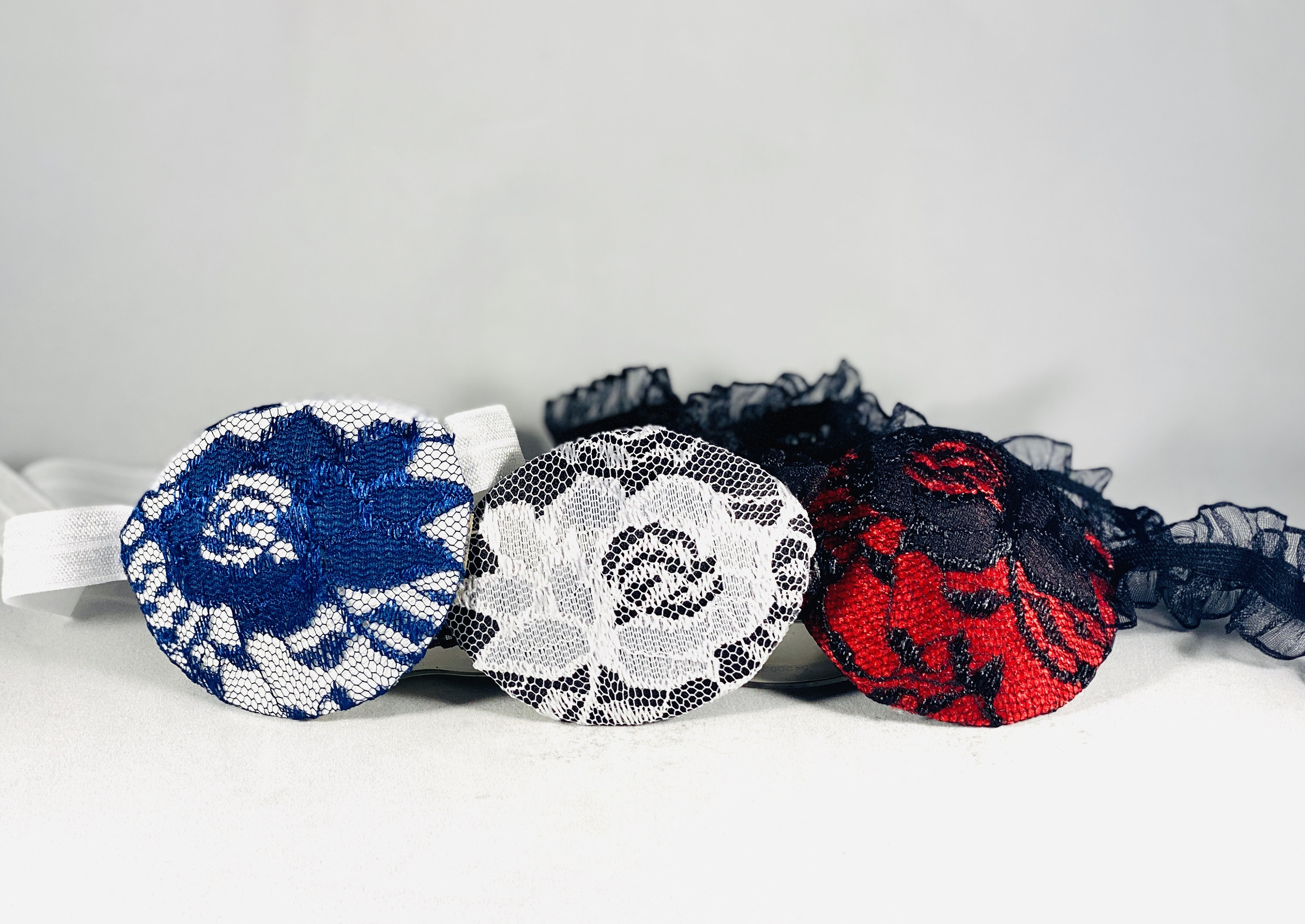 Lace Fabric Adult Eyepatch Handmade/ Vision Accessory/ - Etsy UK