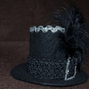 Pilgrim Mini Hat/ Fabric Hat/ Top Hat/ Thanksgiving Hair - Etsy