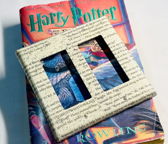 Book Page Wall Light Switch Plate Light Switch Cover Home - Etsy