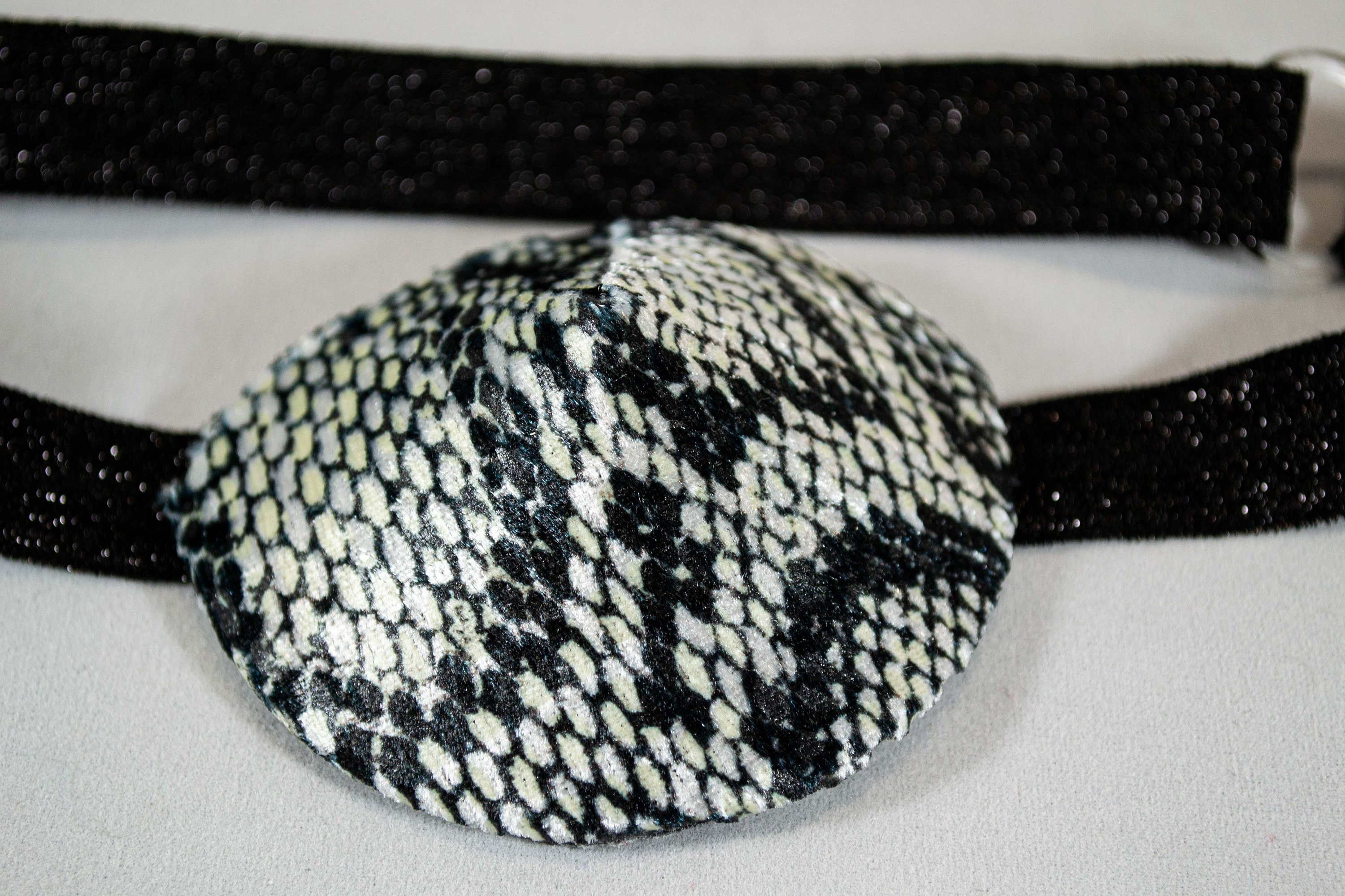 Snake Skin Adult Eyepatch, Handmade Fabric Medical Patch, Vision ...