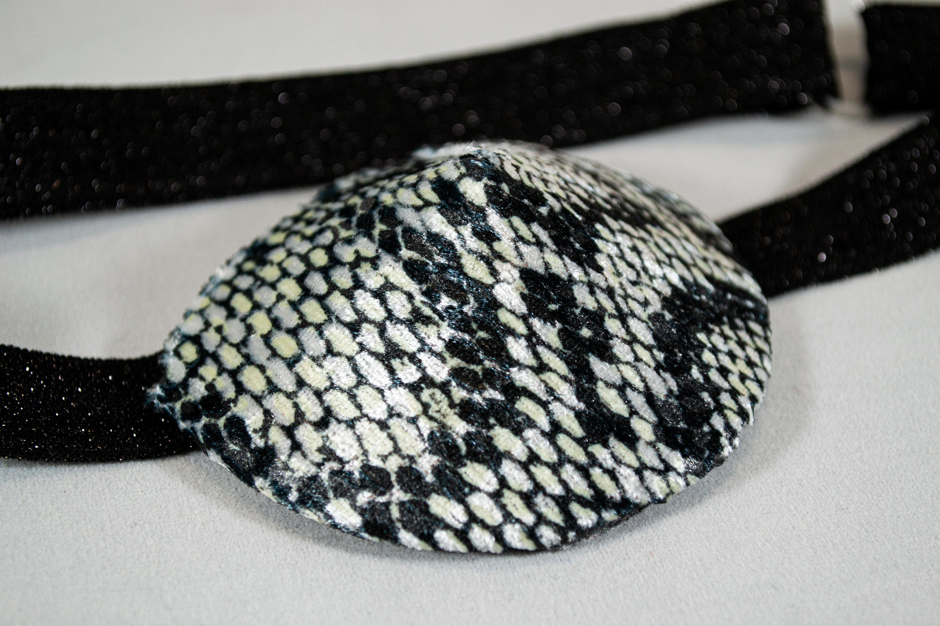 Snake Skin Adult Eyepatch, Handmade Fabric Medical Patch, Vision ...