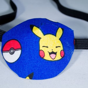 Pokemon Fabric Adult Eyepatch Handmand Pokemon Gifts Vision | Etsy