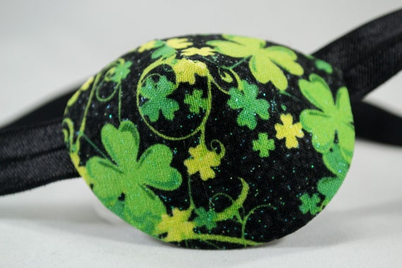 Four Leaf Clover Lucky Adult Eyepatch/ Handmade Vision | Etsy