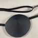 Simple Black Adult Fabric Eyepatch, Handmade, Unisex, Pirate Patch ...