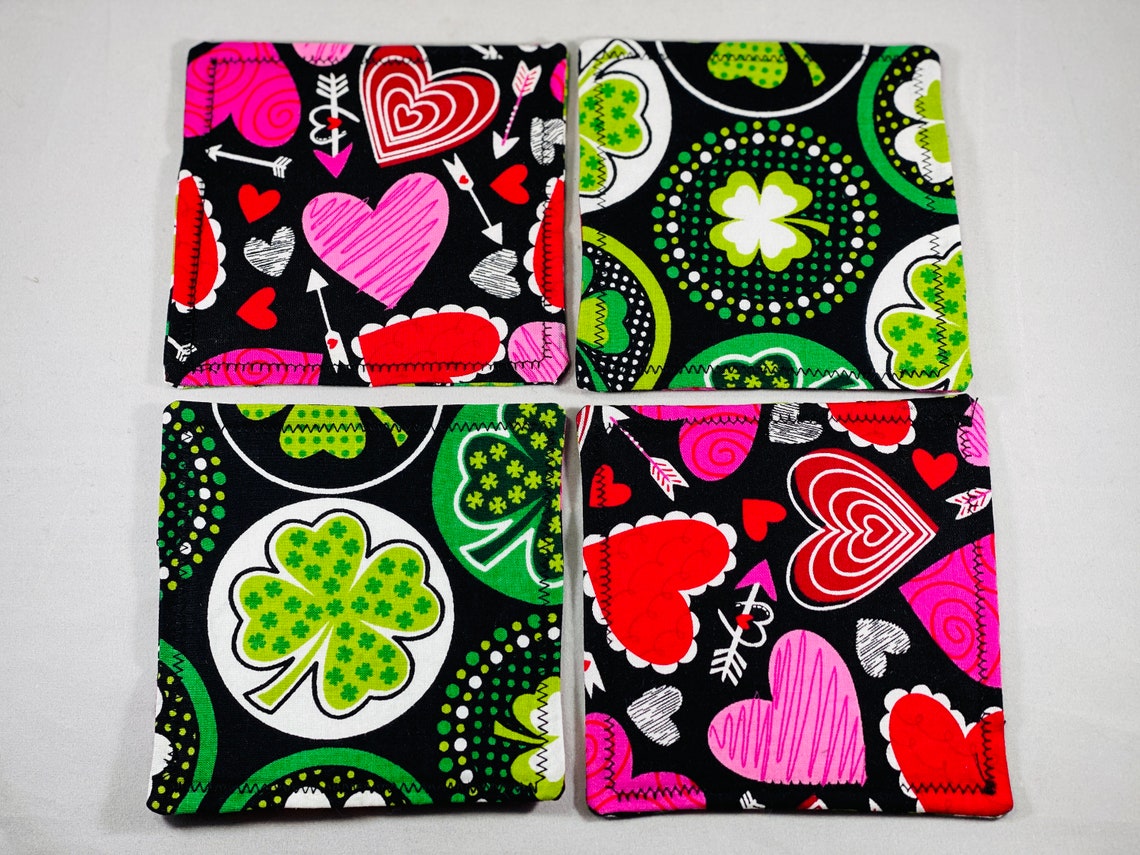 St. Patrick's Day and Valentines Day Double Sided | Etsy