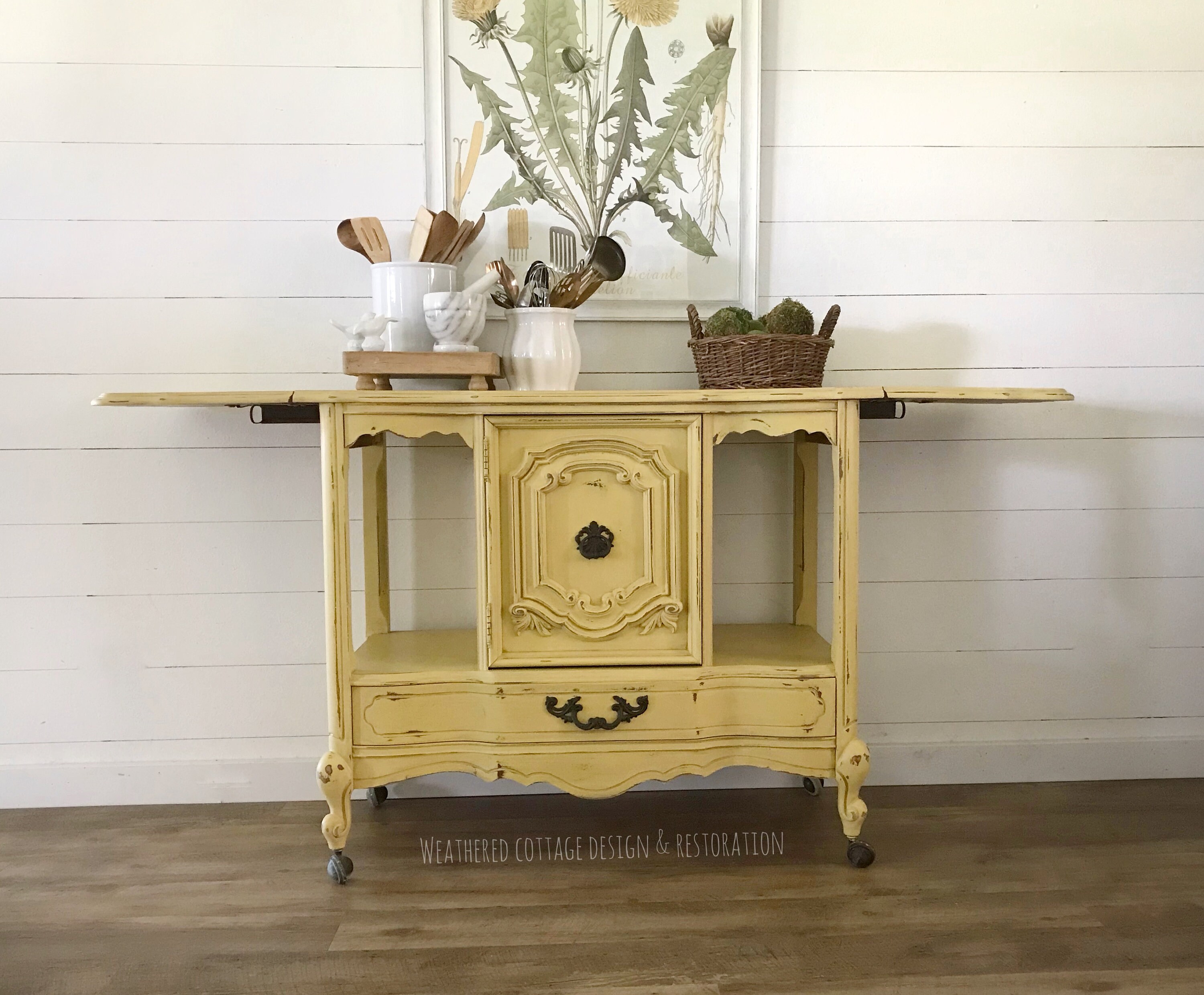 SOLD! French Provincial Kitchen Island/server, French Country Kitchen ...