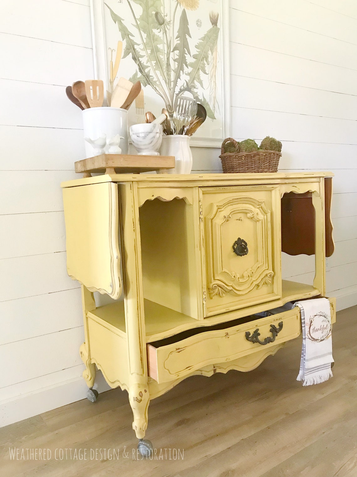 SOLD! French Provincial Kitchen Island/server, French Country Kitchen ...