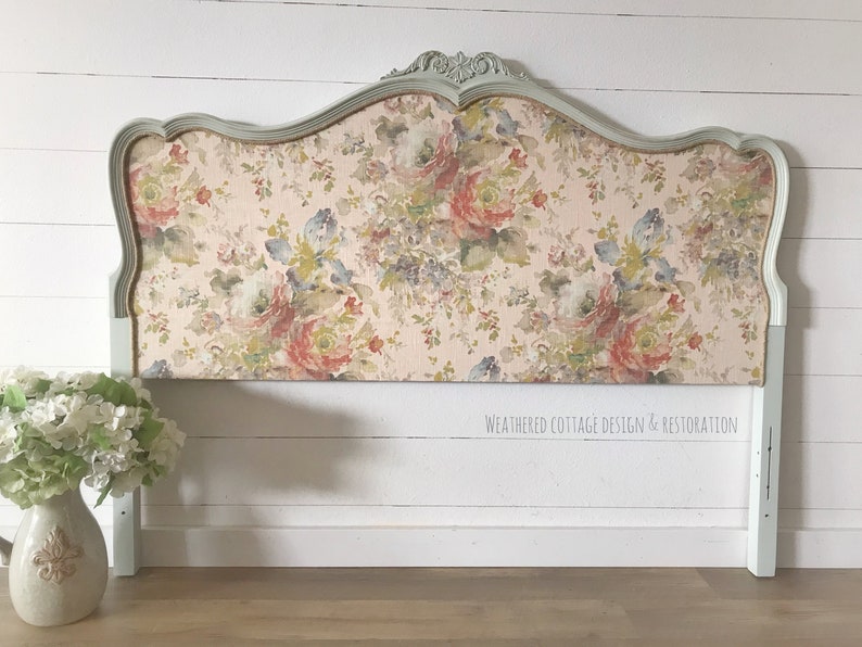 SOLD!!! Vintage Mid Century French Provincial Full Size Headboard and ...
